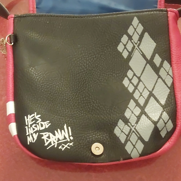 DC Comics | Bags | Dc Comics Red And White Crossbody Bag | Poshmark